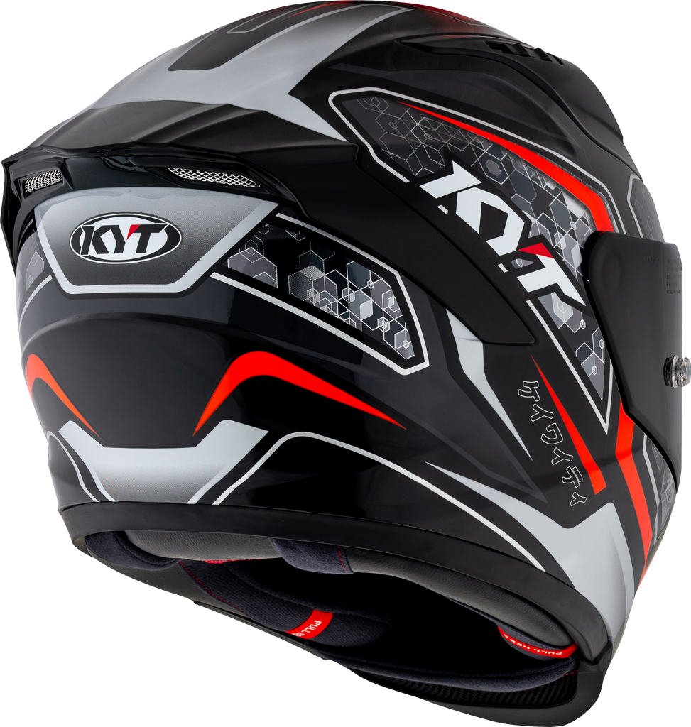KYT Striker #01 Gloss Black Red Helmet– Moto Central