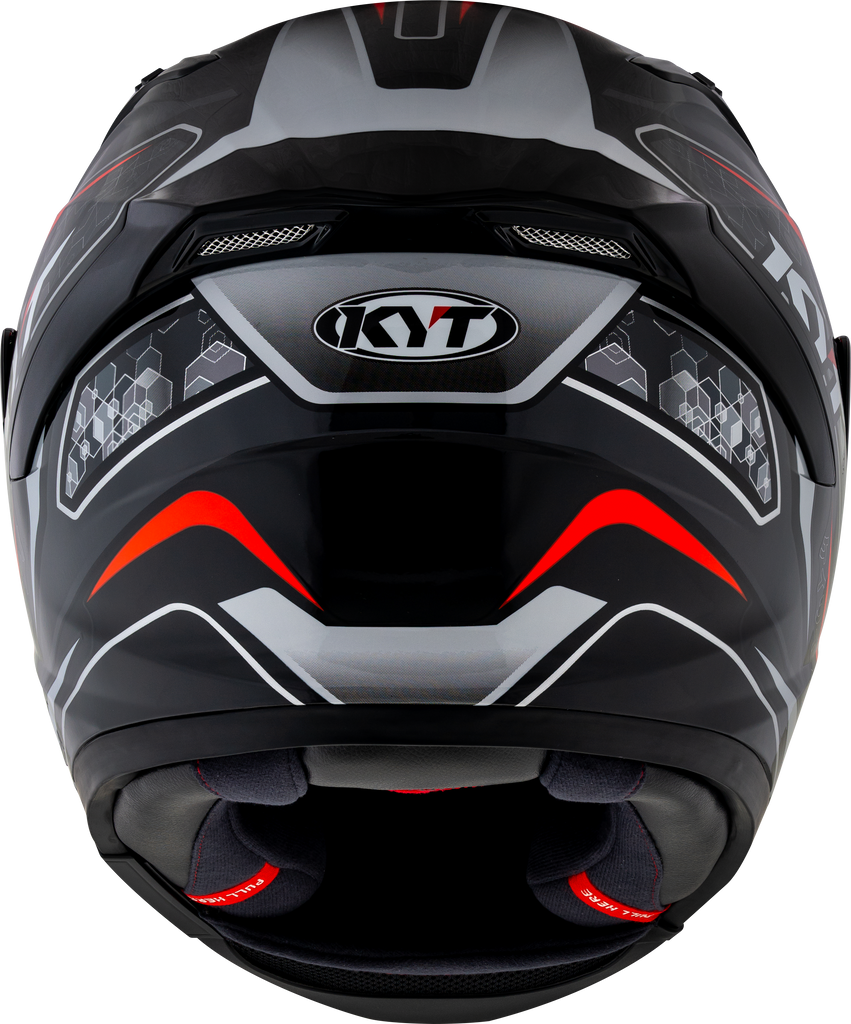 KYT Striker #01 Gloss Black Red Helmet– Moto Central