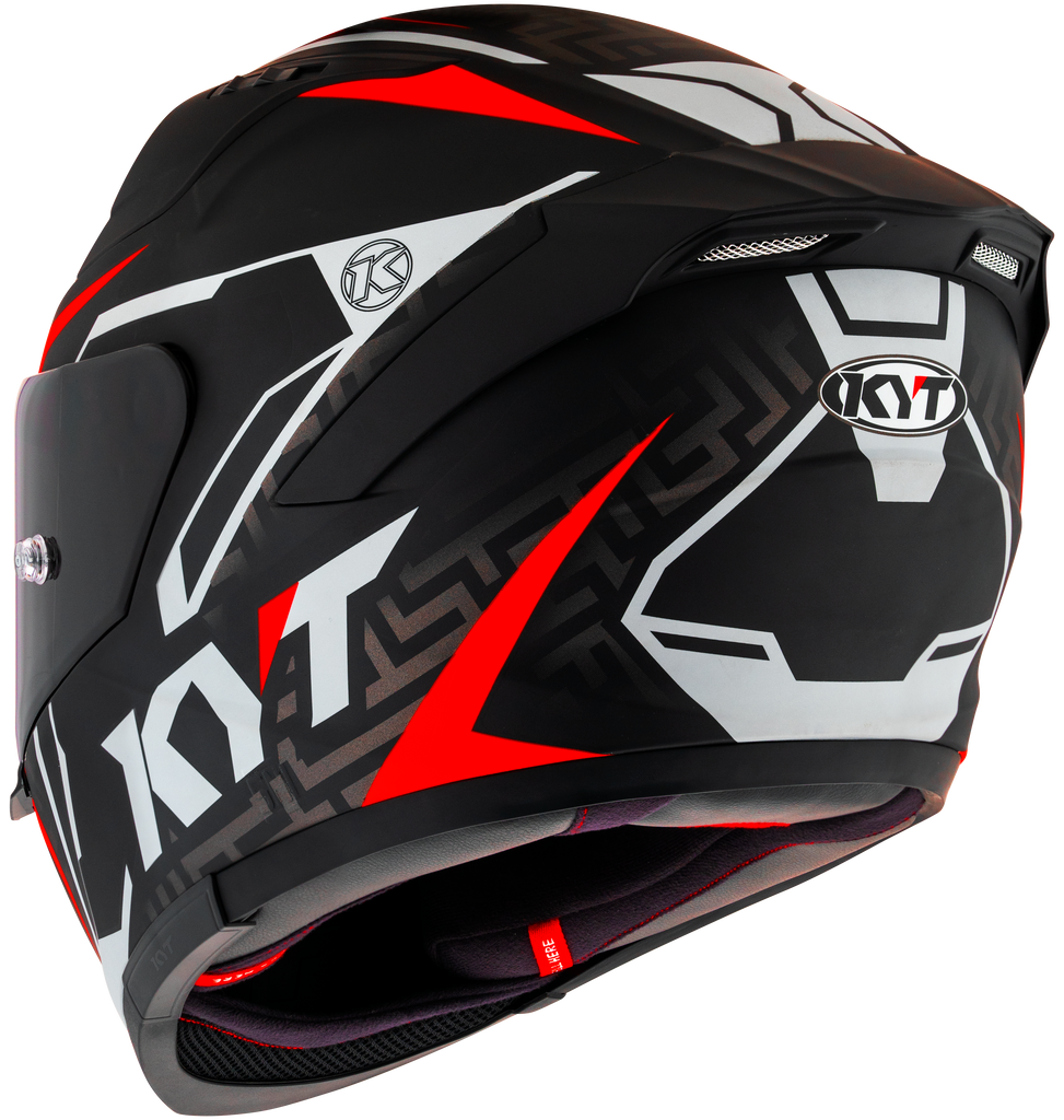 KYT Striker #02 Matt Black Red Helmet– Moto Central