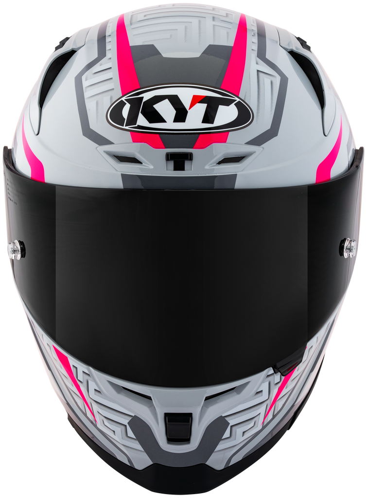 KYT Striker #02 Gloss Asphalt Grey Fuxia Helmet– Moto Central