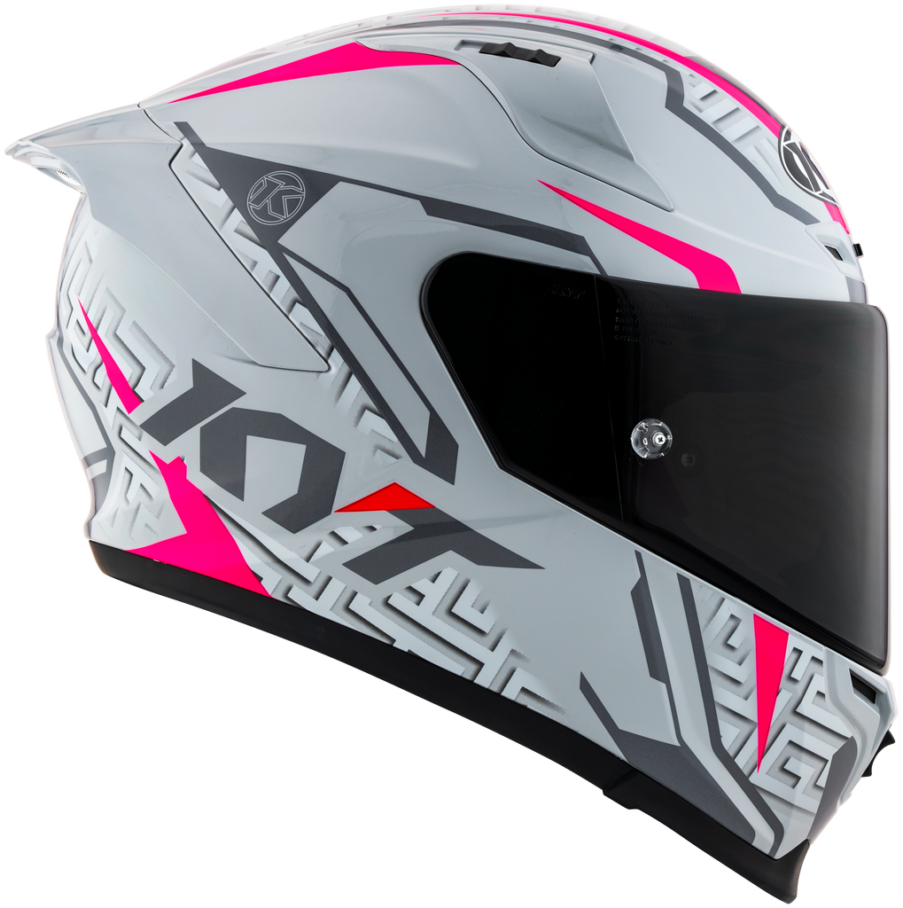 KYT Striker #02 Gloss Asphalt Grey Fuxia Helmet– Moto Central