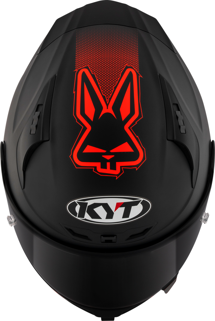 KYT Striker 2V AF37 Livery Matt Black Red Helmet– Moto Central