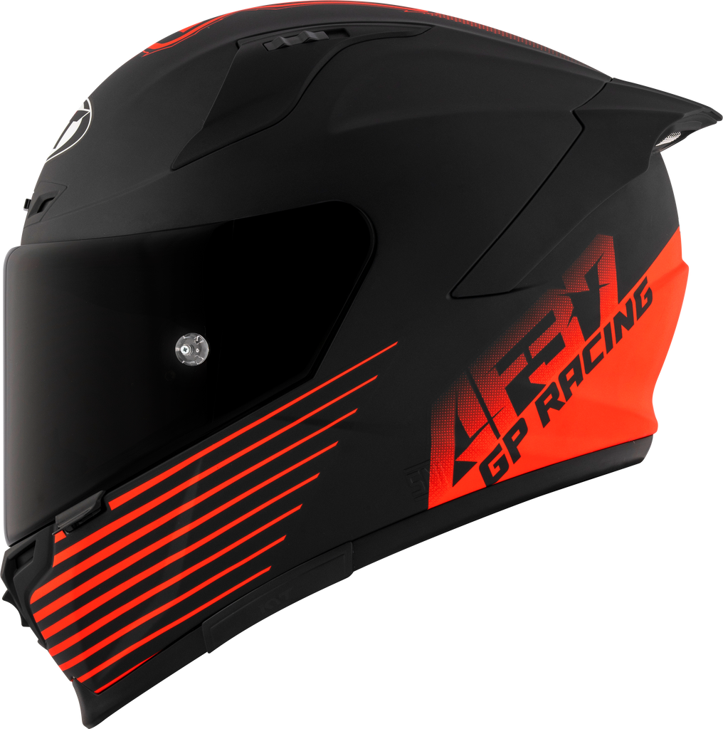 KYT Striker AF37 Livery Matt Black Red Helmet– Moto Central