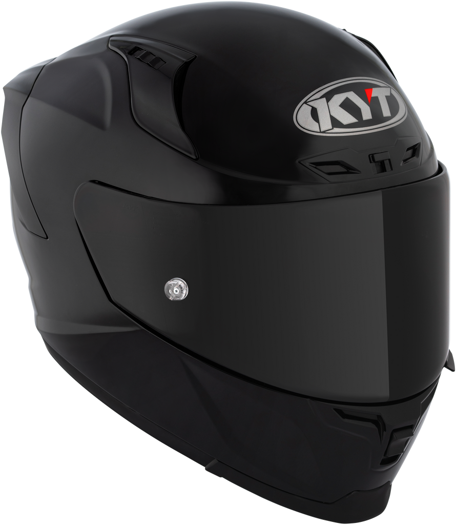KYT Striker Plain Gloss Black Helmet– Moto Central