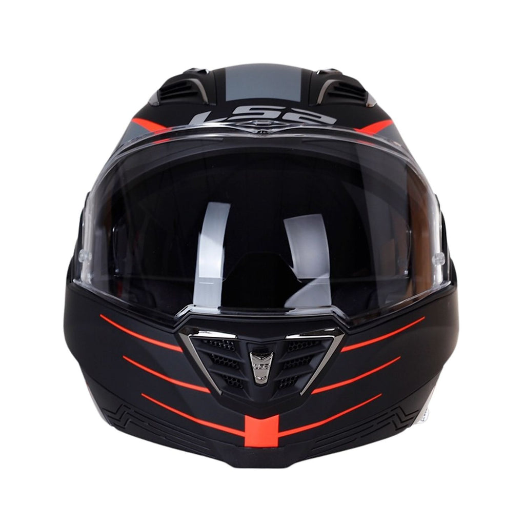LS2 FF900 VALIANT II Codex Matt Black Titanium Helmet– Moto Central