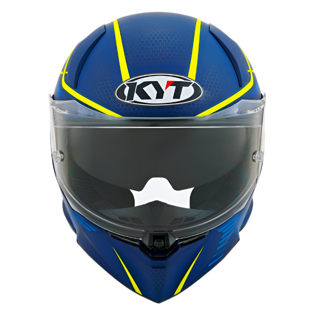 KYT R2R Pro Concept Matt Blue Yellow Helmet– Moto Central