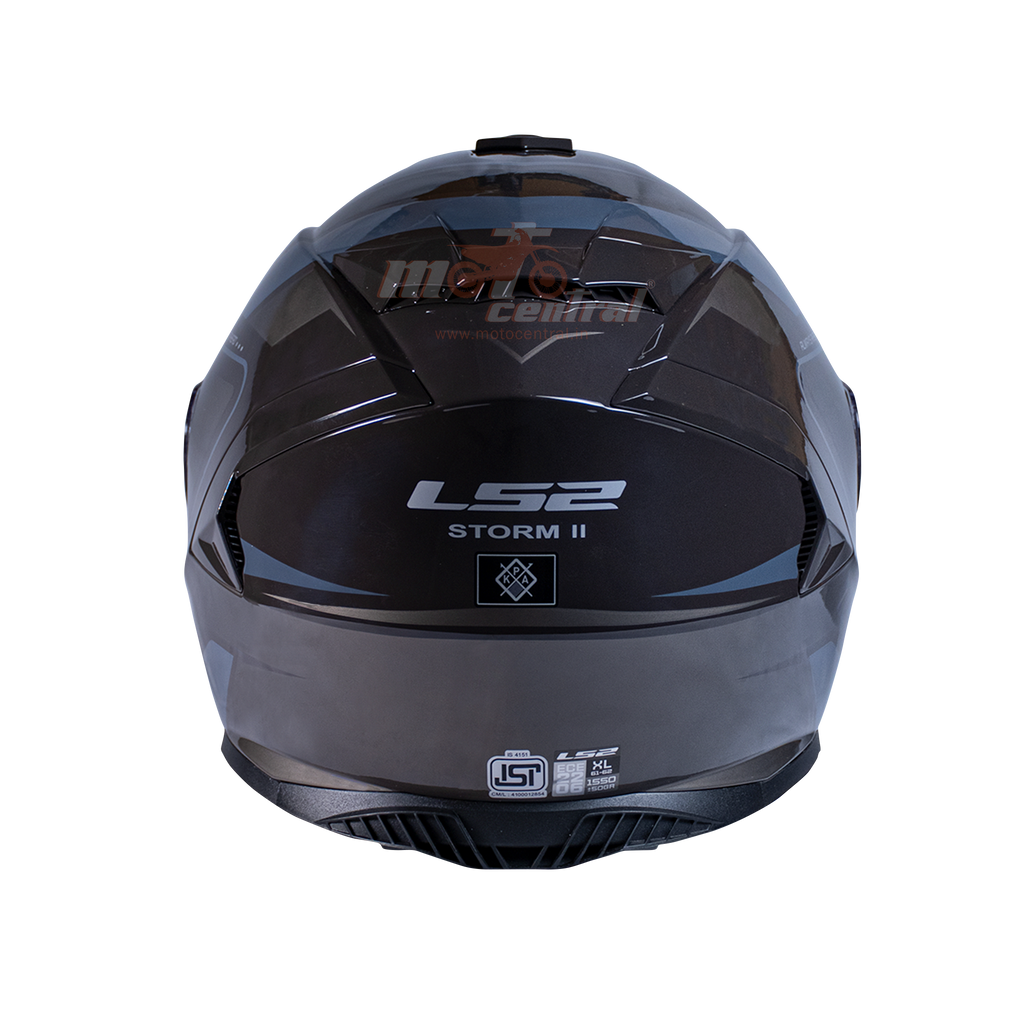 LS2 FF800 Storm II Fist Black Grey Gloss Helmet– Moto Central