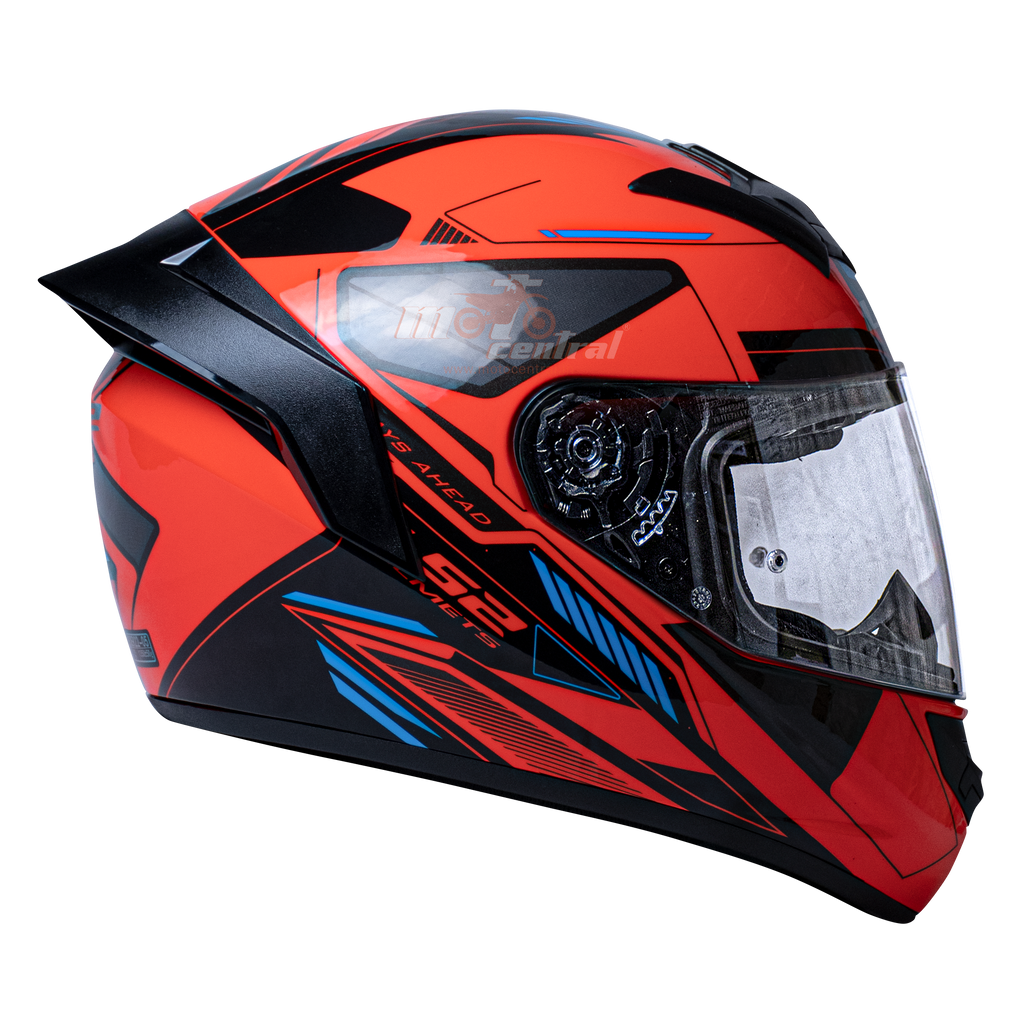 LS2 FF352 Betha Hi Viz Orange Gloss Helmet– Moto Central