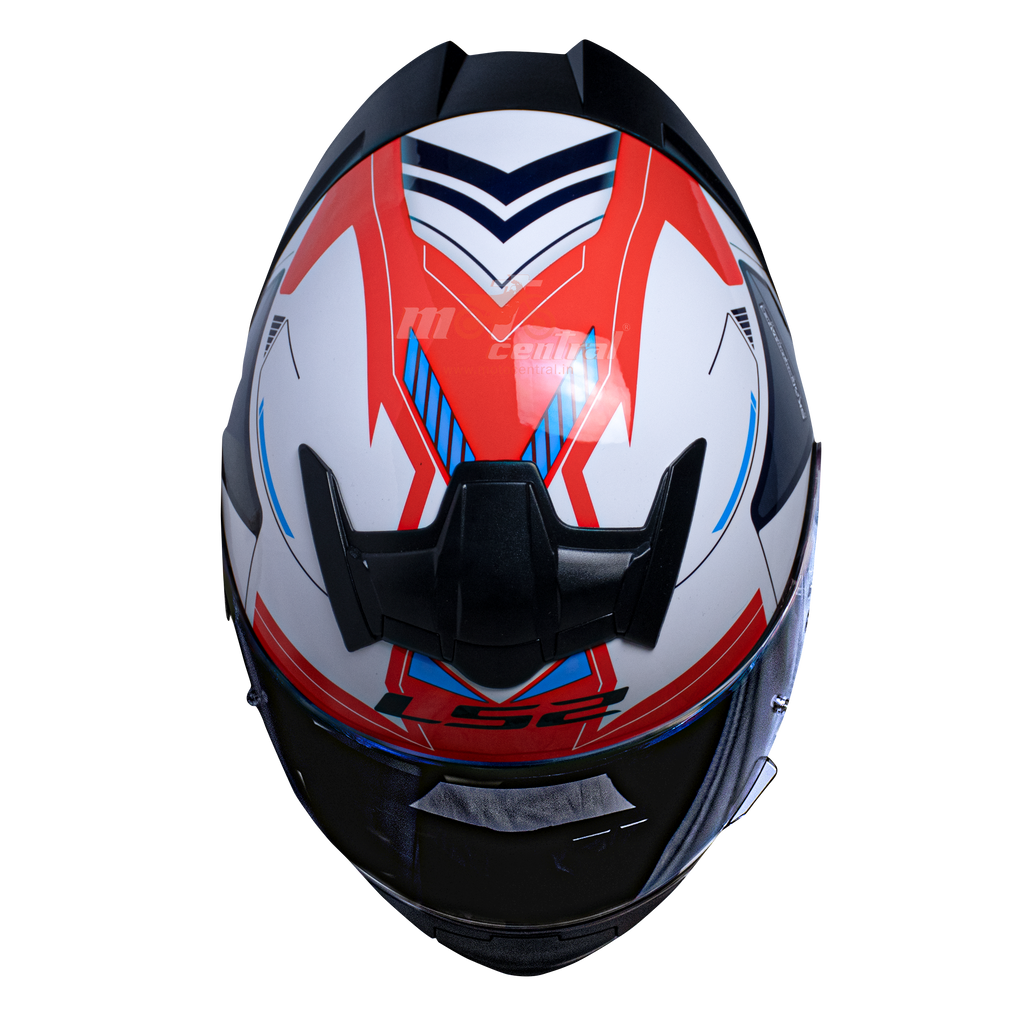 LS2 FF352 Betha White Red Gloss Helmet– Moto Central