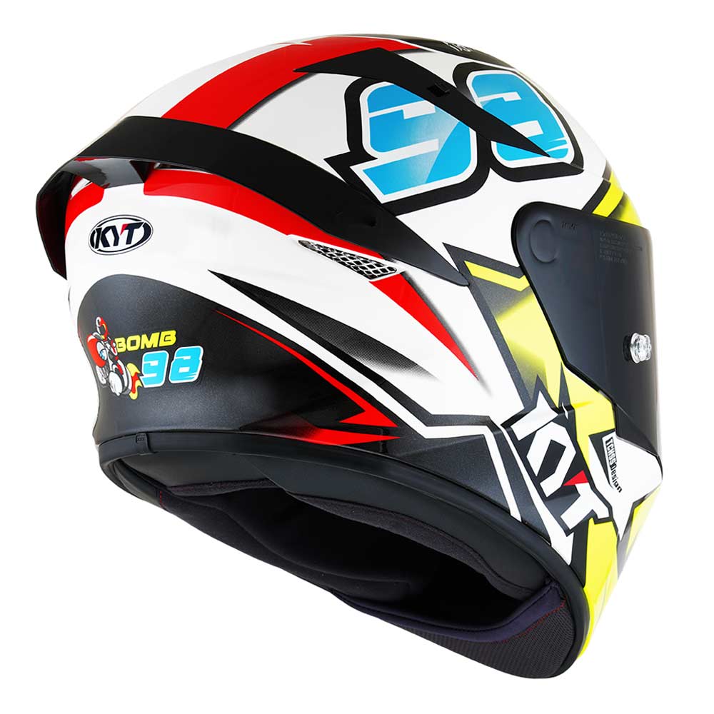 KYT TT Course 98 Bomb Gloss Helmet– Moto Central