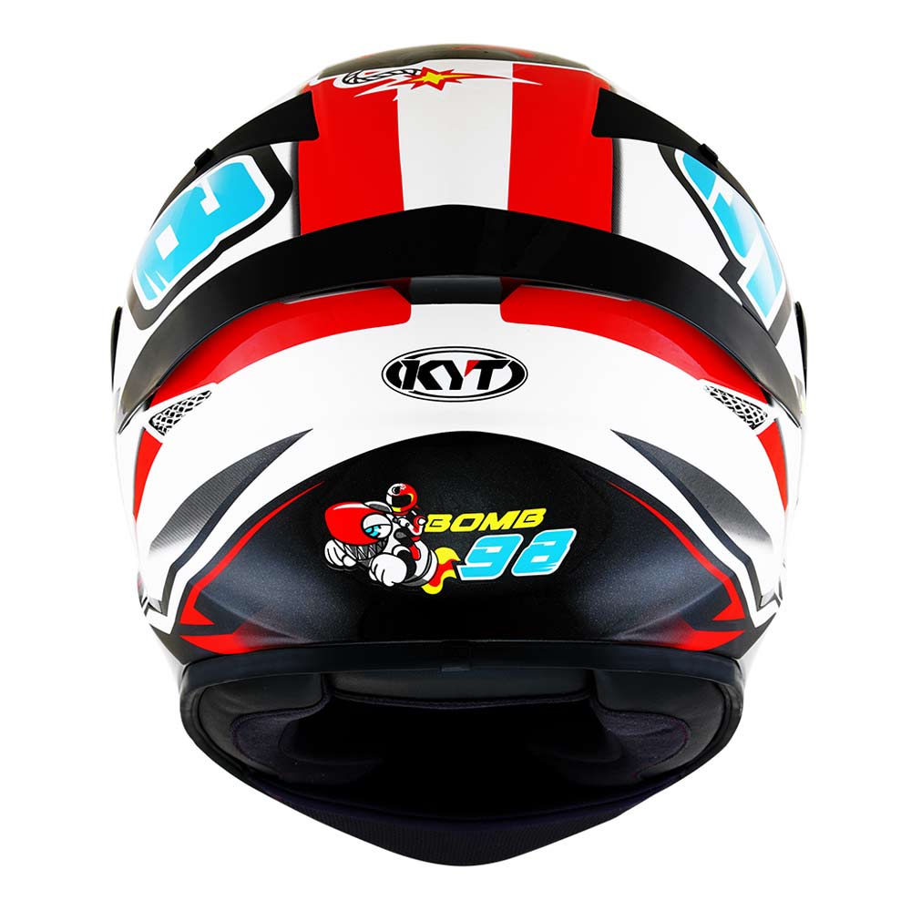KYT TT Course 98 Bomb Gloss Helmet– Moto Central