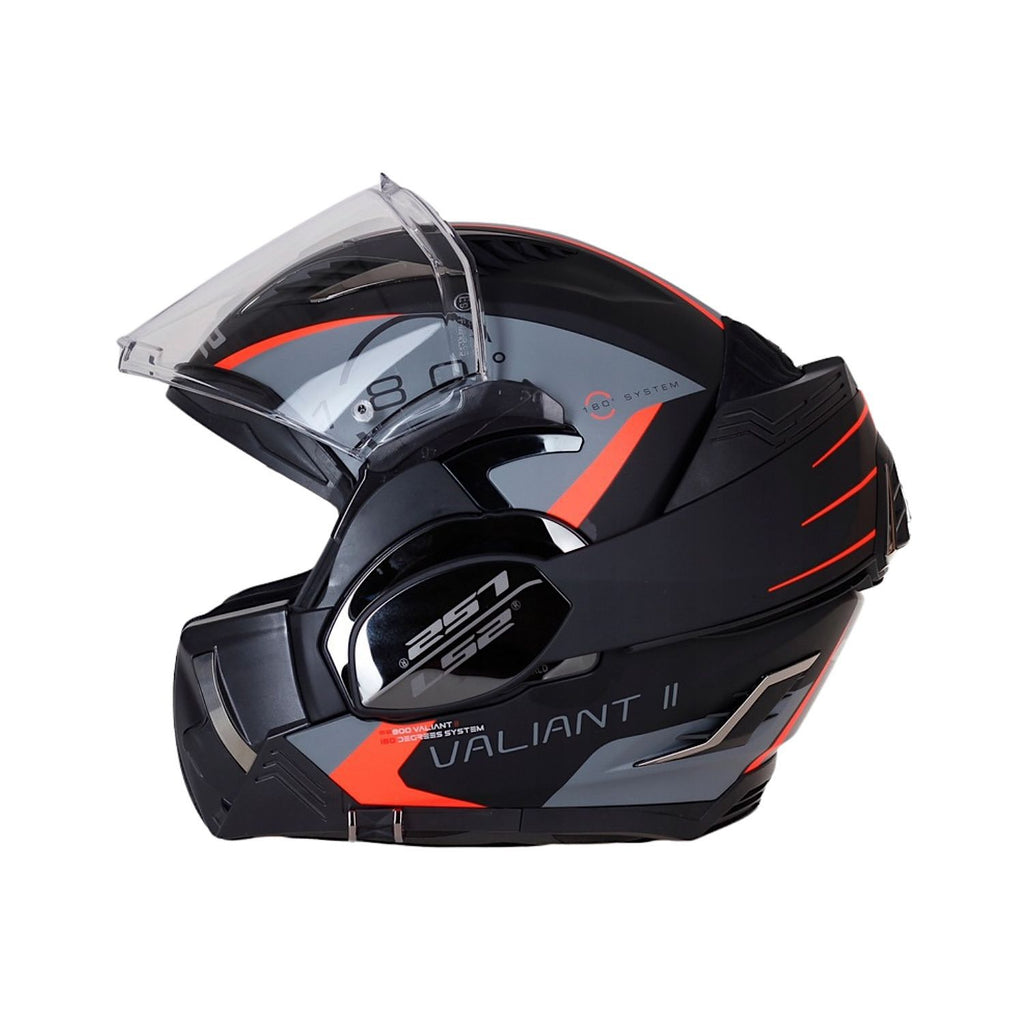LS2 FF900 VALIANT II Codex Matt Black Titanium Helmet– Moto Central