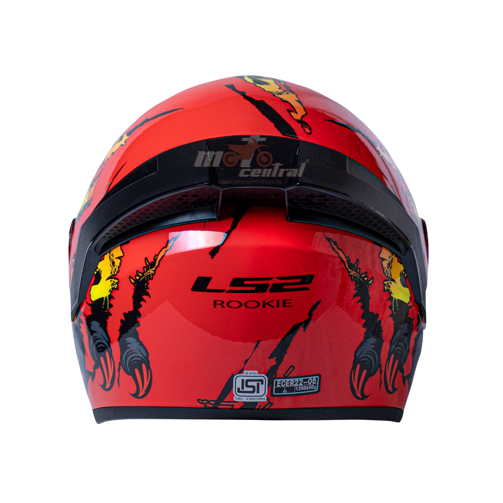 LS2 FF352 Demon Dark Red Gloss Helmet– Moto Central