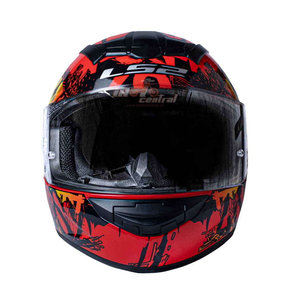 LS2 FF352 Demon Dark Red Gloss Helmet– Moto Central