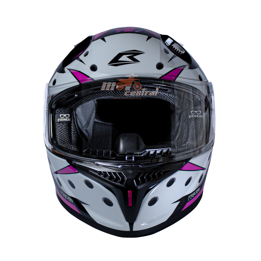 Bilmola Rapid RS Killer Gloss Black White Purple Helmet– Moto Central