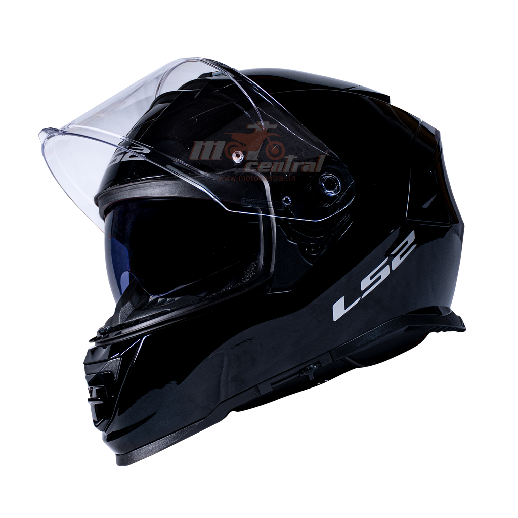 LS2 FF800 Storm II Solid Black Gloss Helmet– Moto Central