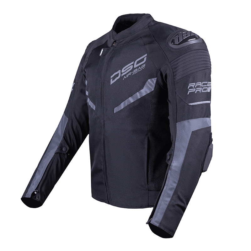 DSG Race Pro V2 Jacket Black Grey– Moto Central