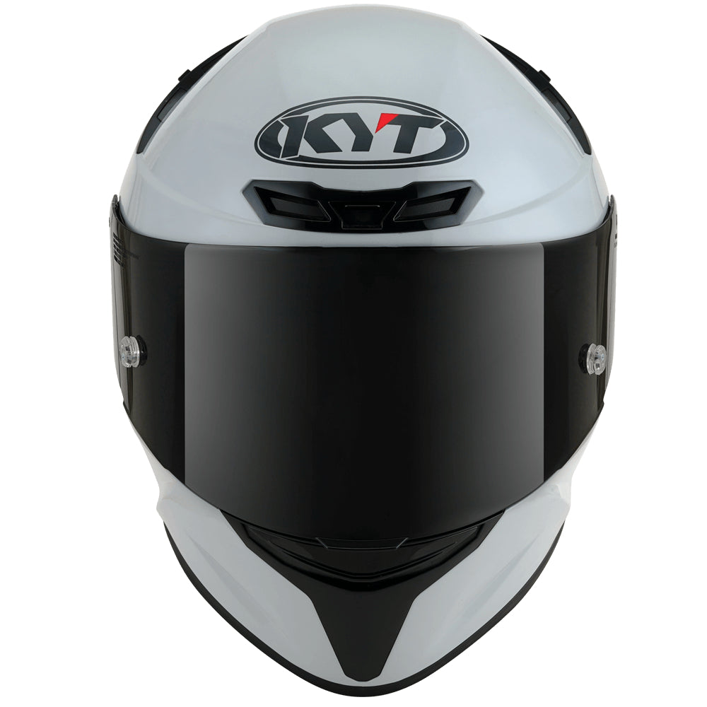 KYT TT Course Plain Asphalt Grey Gloss Helmet– Moto Central
