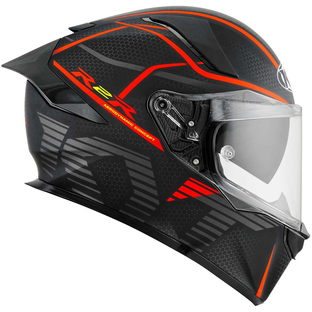 KYT R2R Pro Concept Matt Black Red Helmet– Moto Central