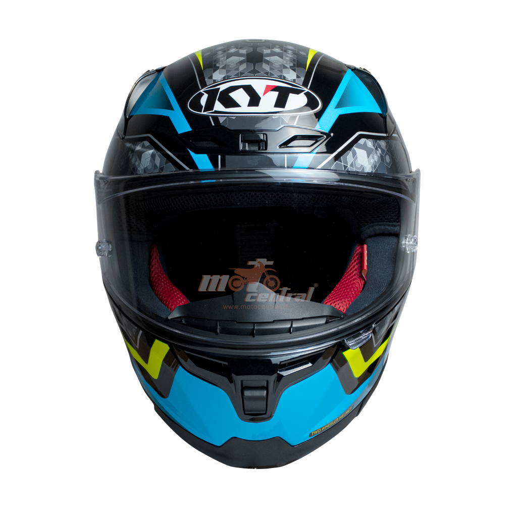 KYT Striker #01 Gloss Black Blue Helmet– Moto Central