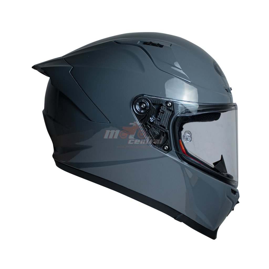 KYT Striker Plain Gloss GRL Grey Helmet– Moto Central