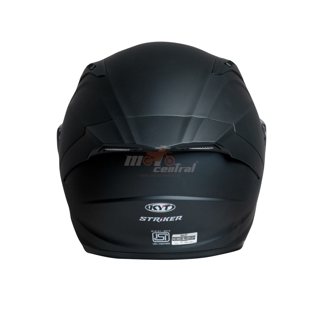 KYT Striker Plain Matt Black Helmet– Moto Central