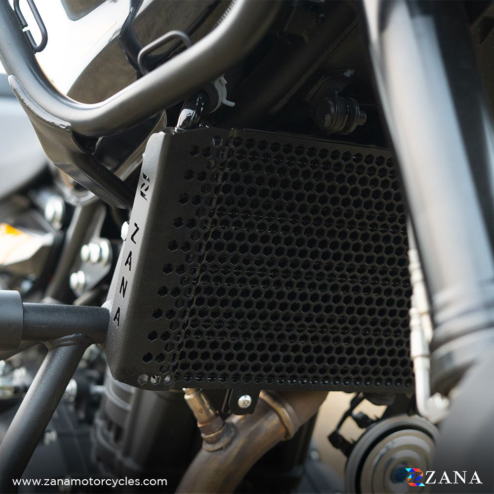ZANA Radiator Guard Aluminium Black for Royal Enfield Himalayan 450 (Z ...