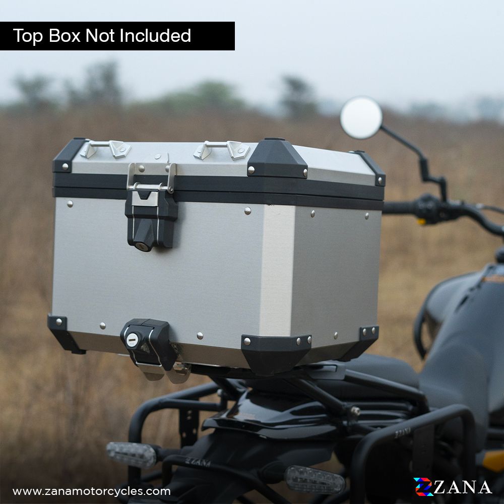 ZANA Top Rack with Plate MS for Royal Enfield Himalayan 450 (ZI-8426 ...