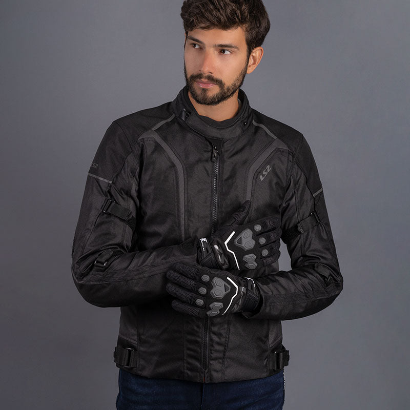 LS2 SEPANG Riding Jacket (Black Dark Grey)– Moto Central