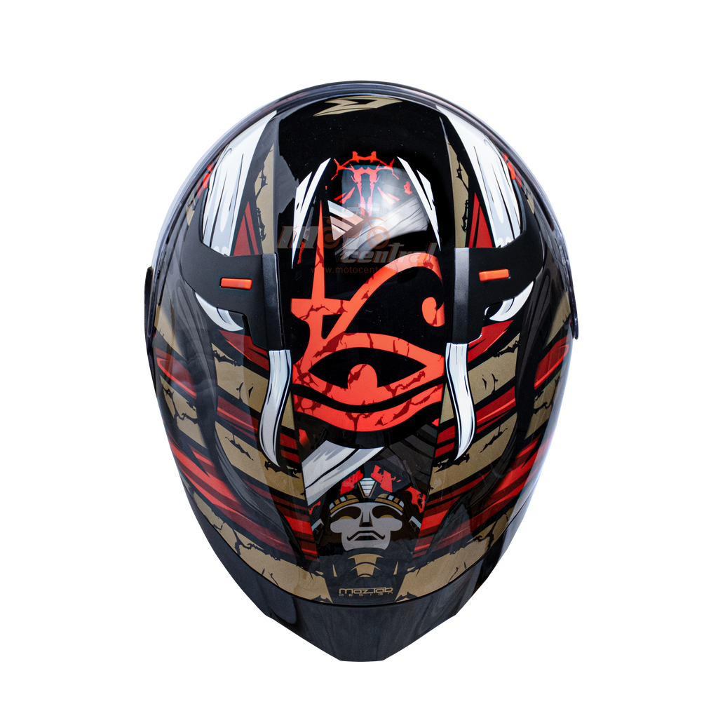 Bilmola Rapid RS Treasure Gloss Black Red Helmet– Moto Central