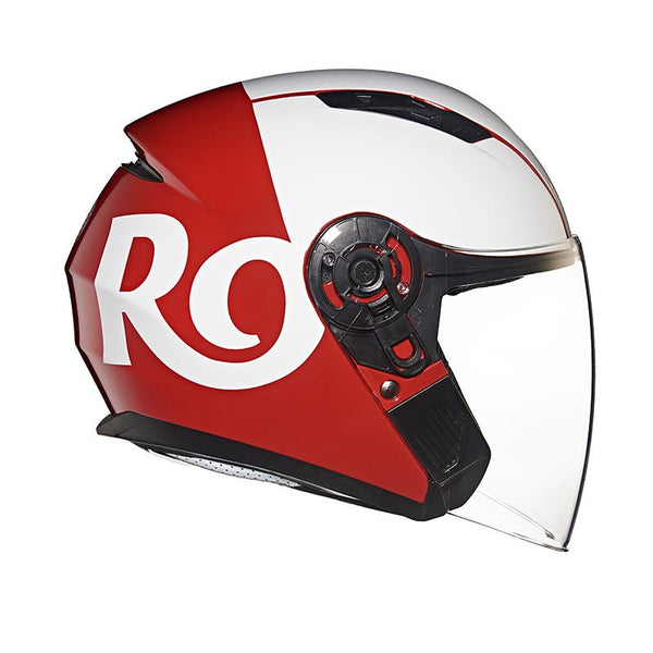 Royal Enfield Lightwing Gloss Red White Helmet– Moto Central