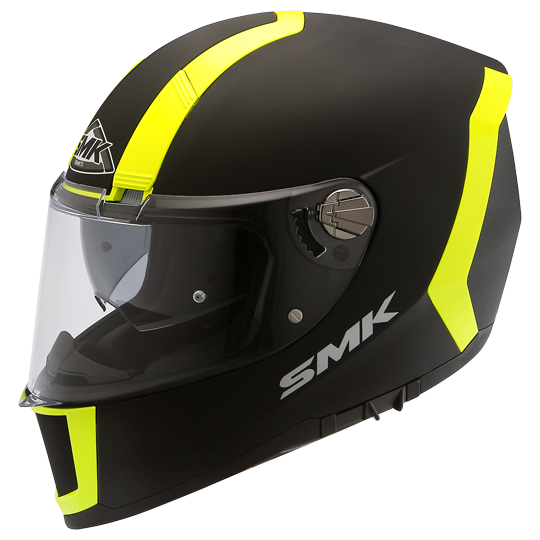 SMK Force Matt Black Fluorescent Yellow (MA240)– Moto Central