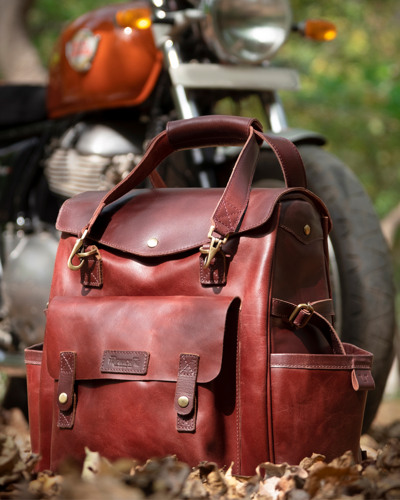Trip Machine Outlander Saddlebag (Cherry Red)– Moto Central