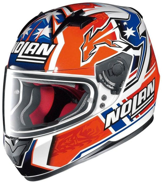 Nolan N64 Gemini Replica C Stoner Suzuka 70 Helmet Metal White– Moto ...