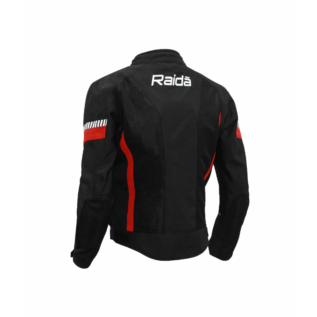 Raida BOLT Motorcycle Riding Jacket (Black Red)– Moto Central