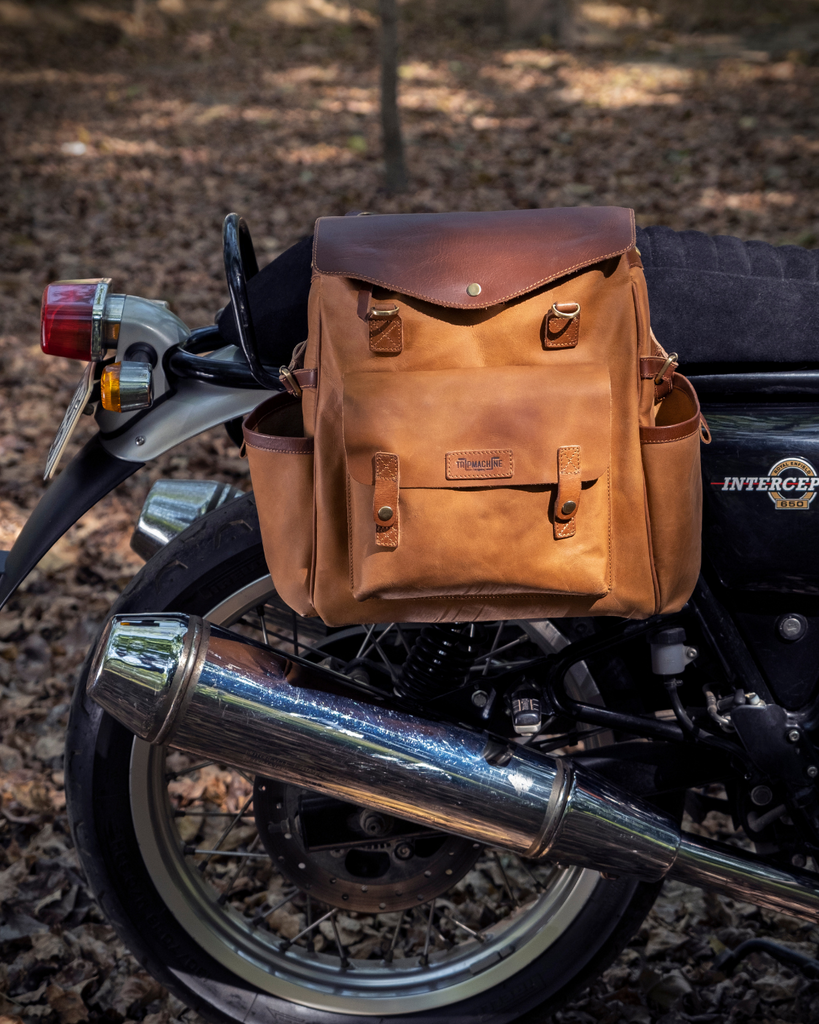 Trip Machine Outlander Saddlebag (Vintage Tan)– Moto Central