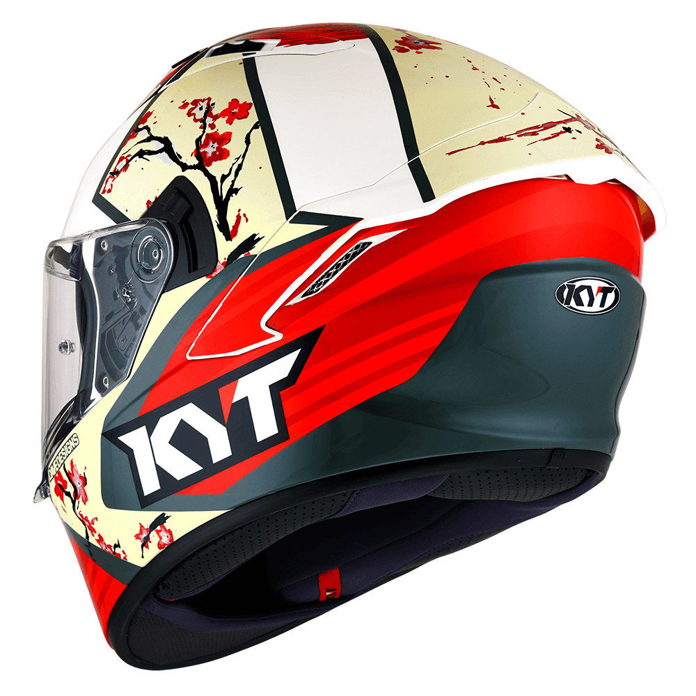 KYT NFR Xavi Sakura Replica Gloss Helmet– Moto Central