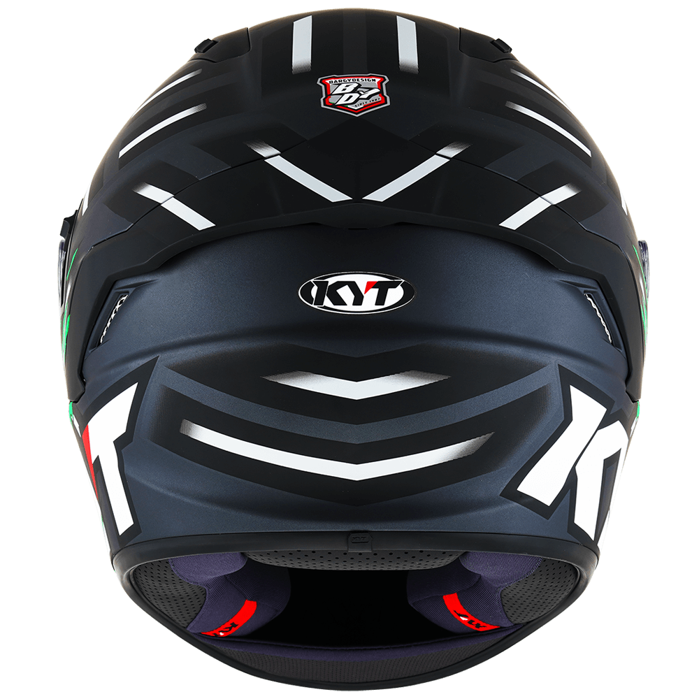 KYT NFR Flaming Matt Grey Green Helmet– Moto Central