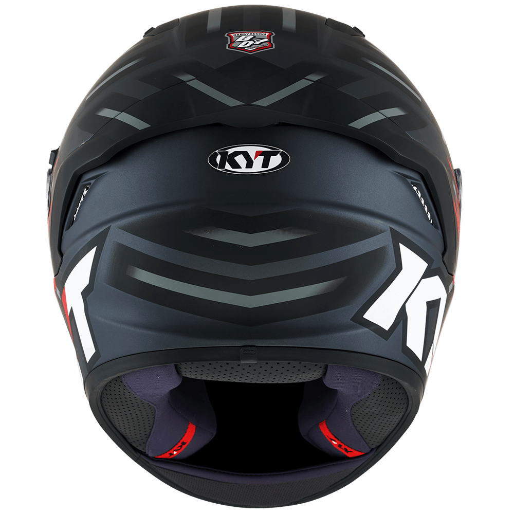 KYT NFR Flaming Matt Grey Red Helmet– Moto Central
