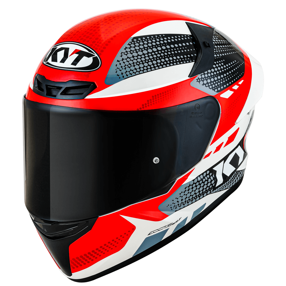 KYT TT Course Gear Gloss Black Red Helmet– Moto Central