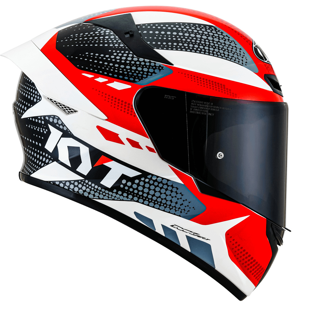 KYT TT Course Gear Gloss Black Red Helmet– Moto Central