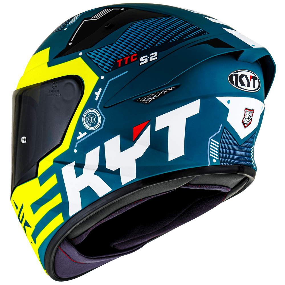 KYT TT Course Fuselage Matt Yellow Helmet– Moto Central