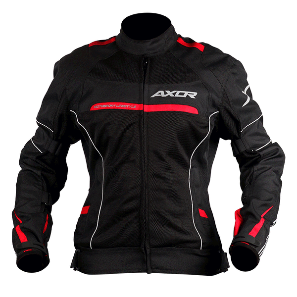 Axor Diva Riding Jacket (Black Red)– Moto Central