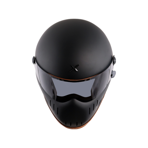 AXOR Retro Rogue Dull Black Helmet– Moto Central