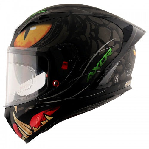 AXOR Street Panther Matt Black Grey Helmet– Moto Central