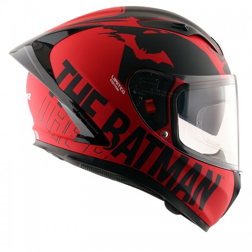 AXOR Street DC Batman Dull Red Black Helmet– Moto Central
