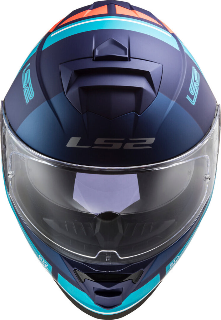 LS2 FF800 Storm Slant Blue Fluro Orange Matt Helmet– Moto Central