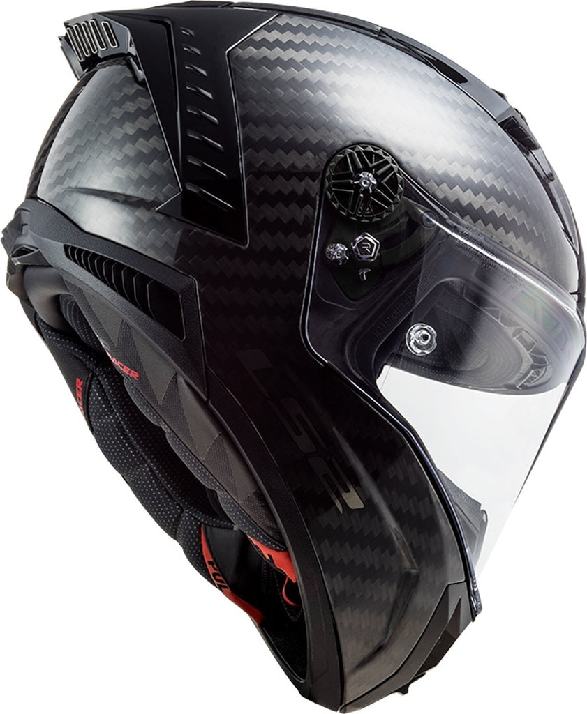 LS2 FF805 THUNDER Carbon GP Racing Solid Gloss Helmet (FIM Certified ...