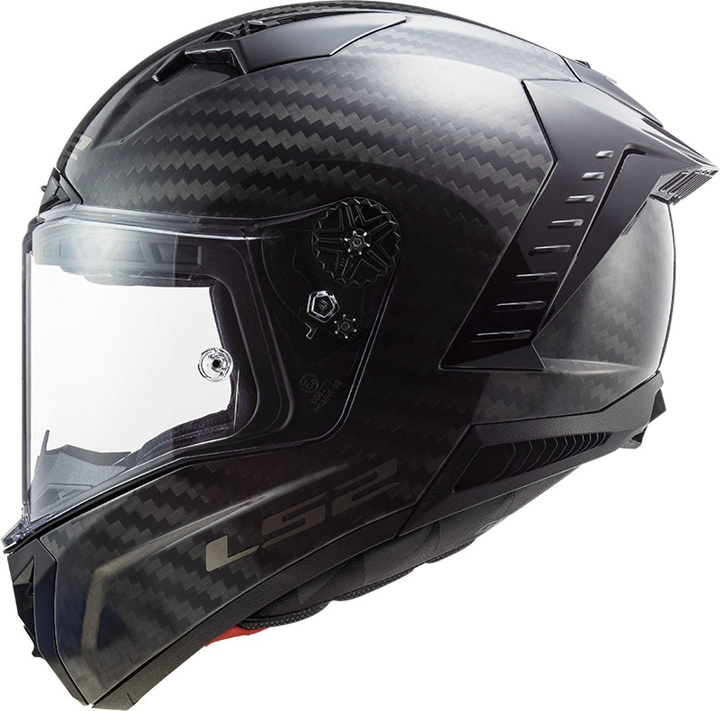 LS2 FF805 THUNDER Carbon GP Racing Solid Gloss Helmet (FIM Certified ...