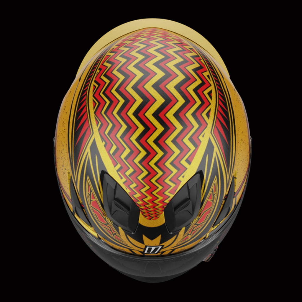 Tiivra Buzzy Gold Helmet– Moto Central